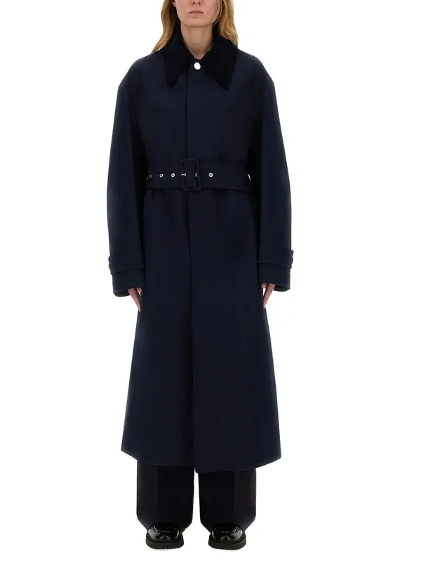 Ami Waterproof Belted Coat