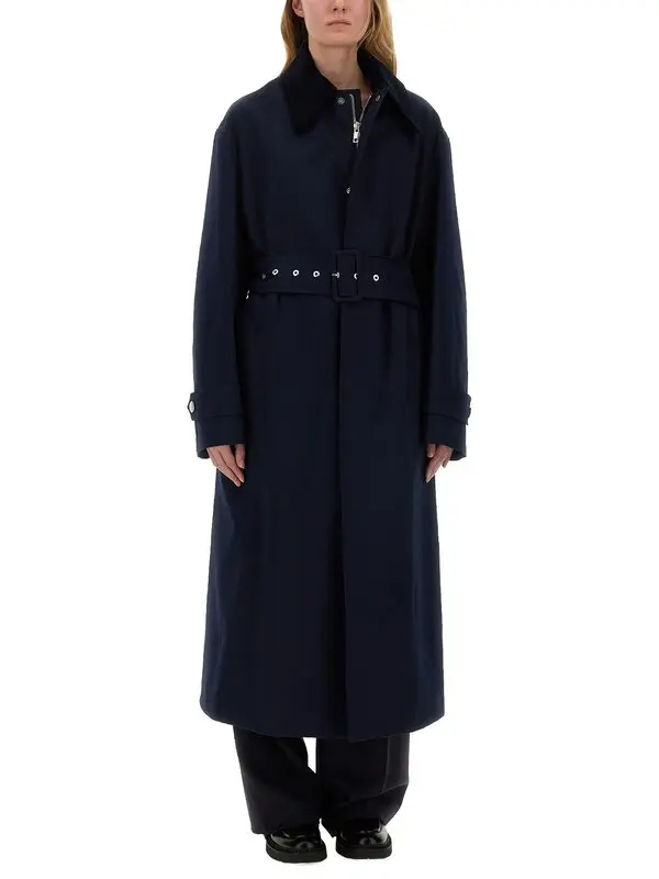 Ami Waterproof Belted Coat