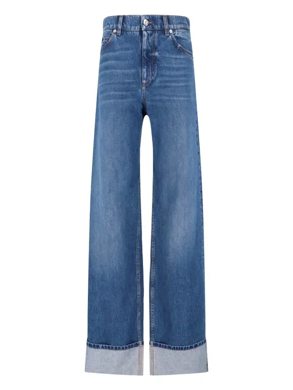 Dolce & Gabbana Turn-up Straight Leg Jeans