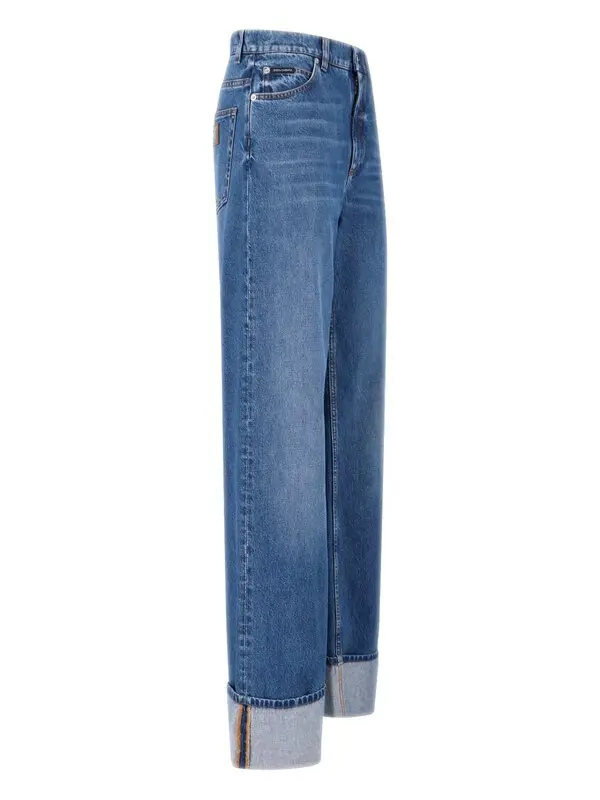 Dolce & Gabbana Turn-up Straight Leg Jeans
