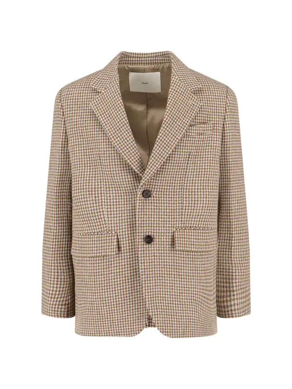 DUNST Single-breasted Wool-blend Blazer