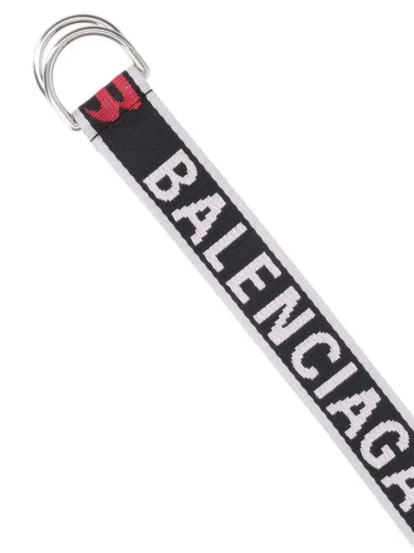 Balenciaga D-ring Belt - Gray
