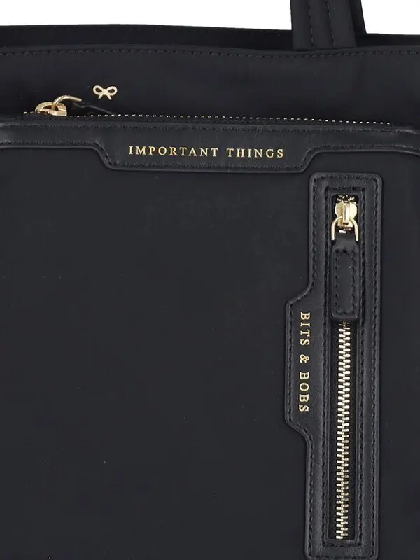 ANYA HINDMARCH Logo Tote Bag - Black