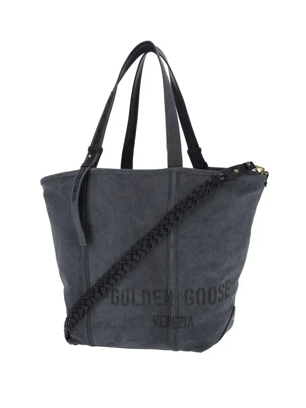 Patou Logo Tote Bag - Gray