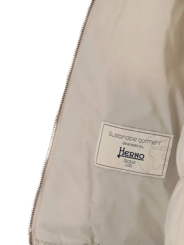 Herno Zip Down Jacket - Cream