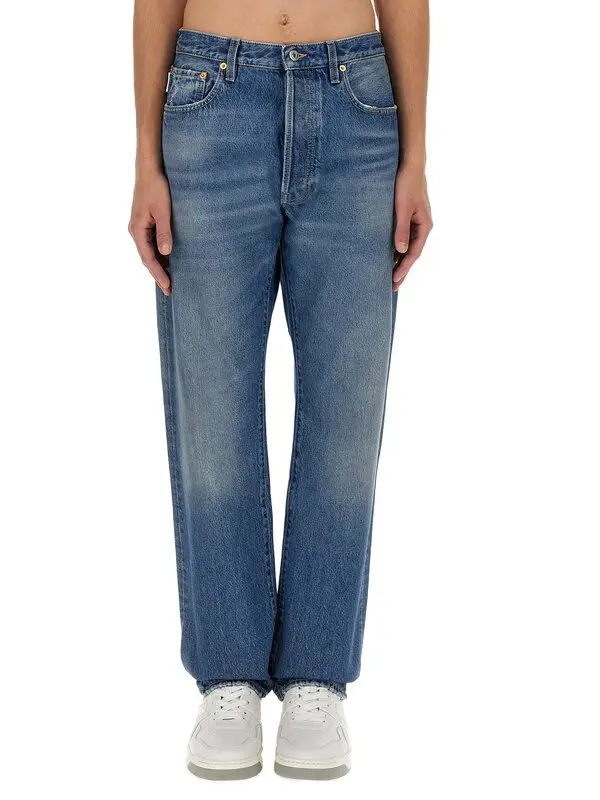 Valentino Garavani Jeans With Logo Detail