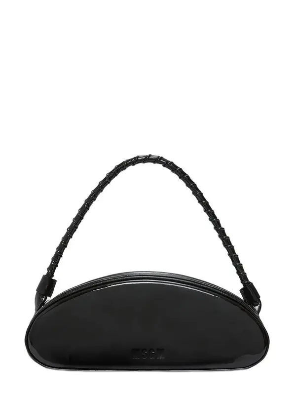 MSGM Leather Handbag - Black