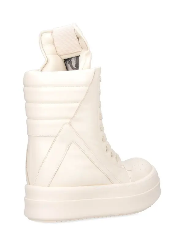 Rick Owens Mega Geobasket High-top Sneakers - White