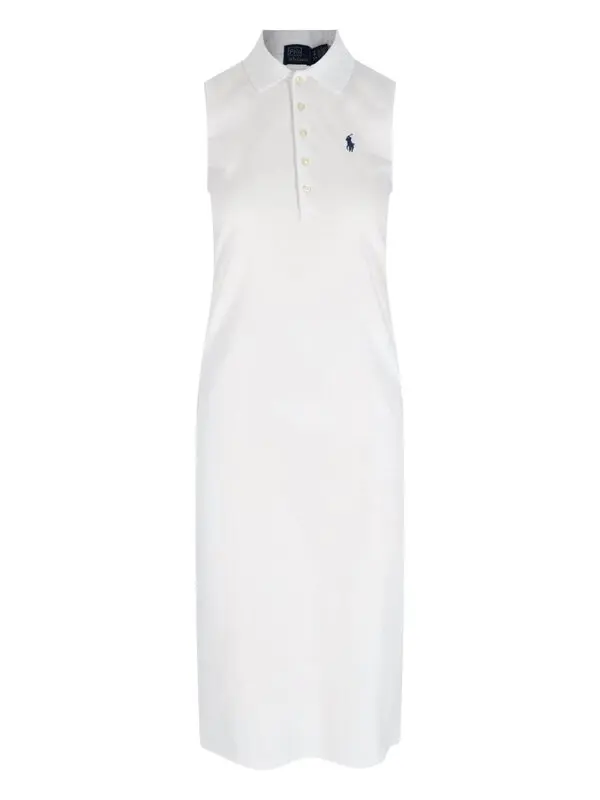 Alexander Wang Logo Midi Dress - White