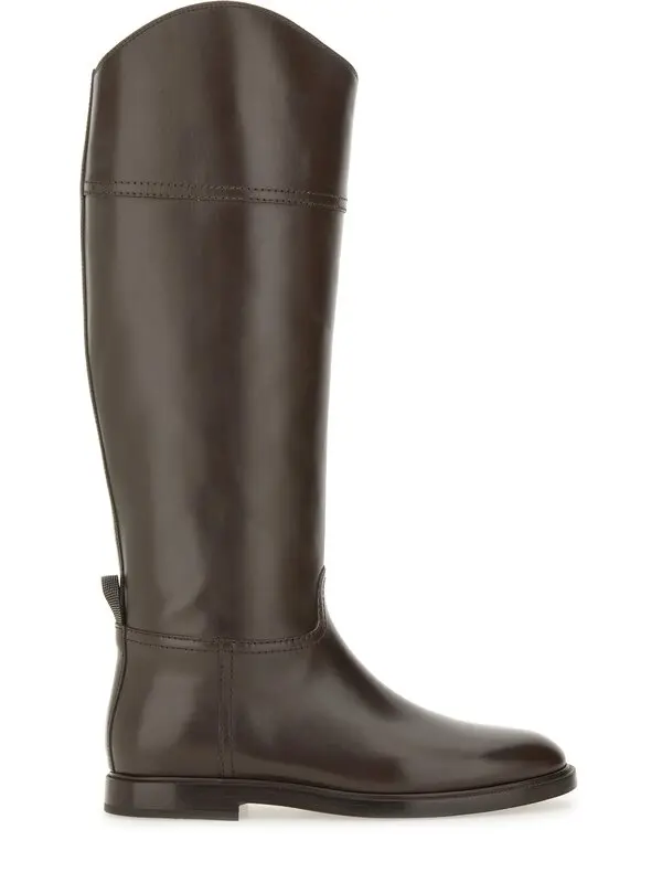 Brunello Cucinelli Leather Boots