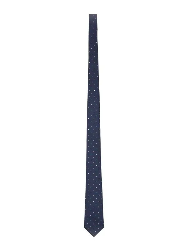 Paul Smith Polka Dot Neck Tie - Blue