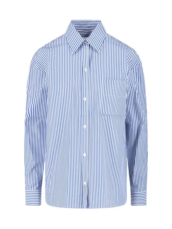 Polo Ralph Lauren Striped Cotton Shirt - Blue