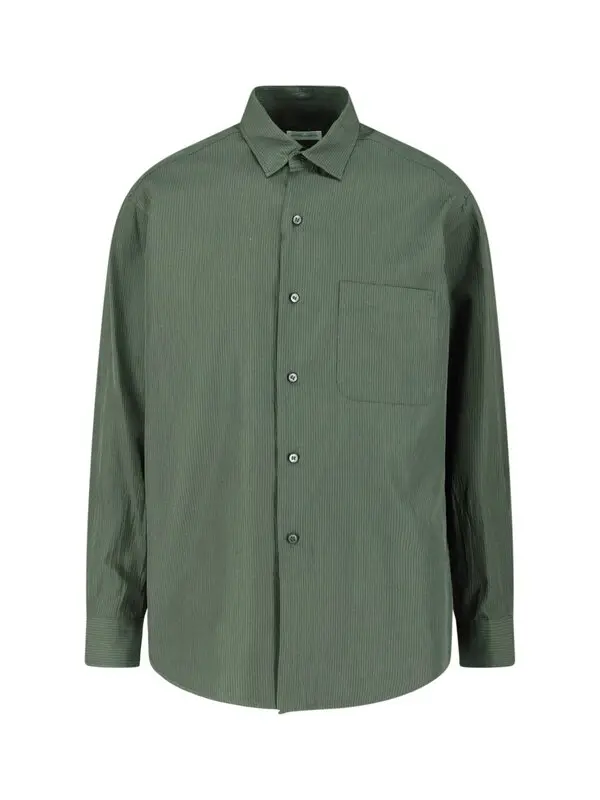 RÓHE Striped Shirt - Green