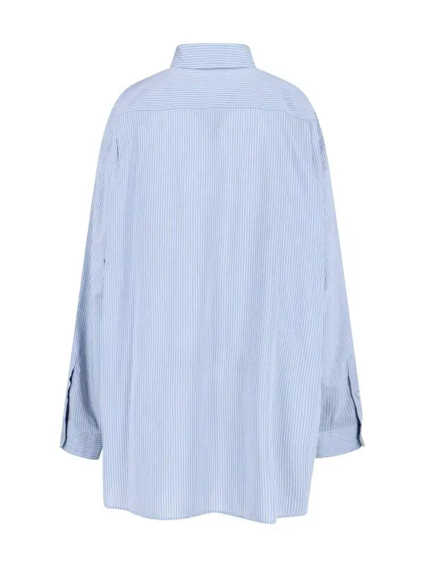 RÓHE Striped Shirt - Light Blue