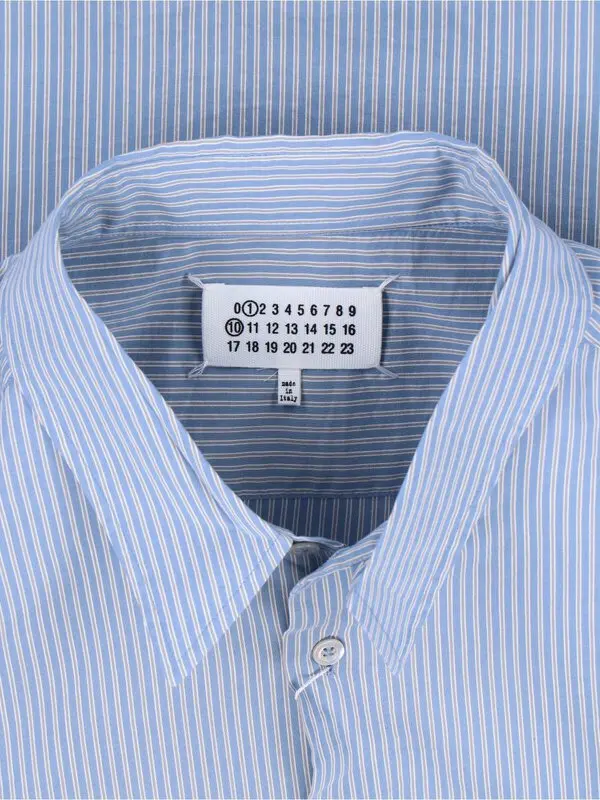 RÓHE Striped Shirt - Light Blue