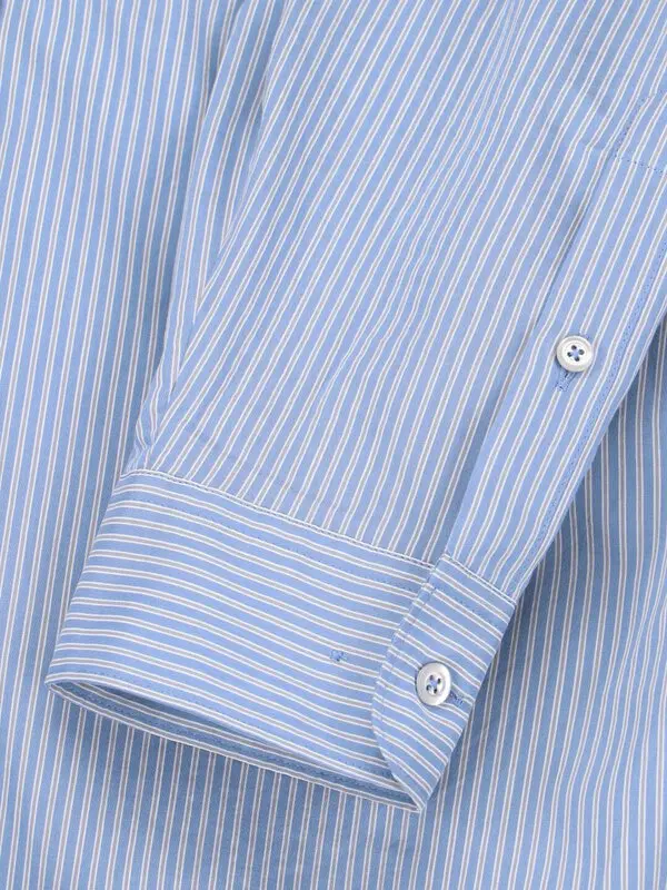 RÓHE Striped Shirt - Light Blue