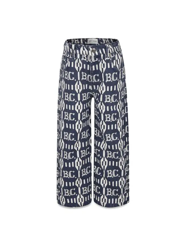 BOBO CHOSES Vintage All Over Five Pockets Straight Pants