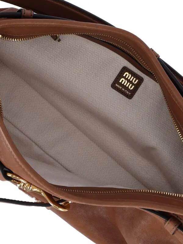 Miu Miu Aventure Medium Shoulder Bag - Brown