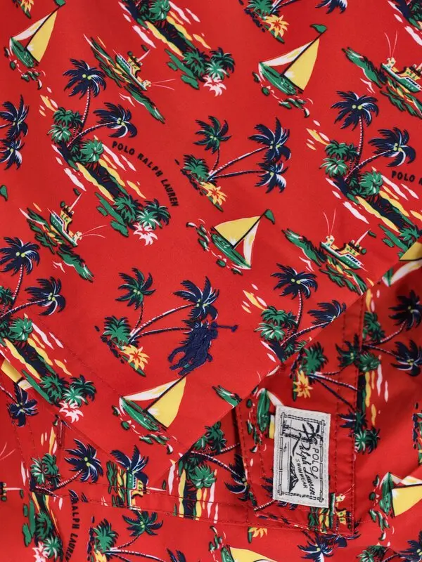 Polo Ralph Lauren Traveler Swim Shorts - Red