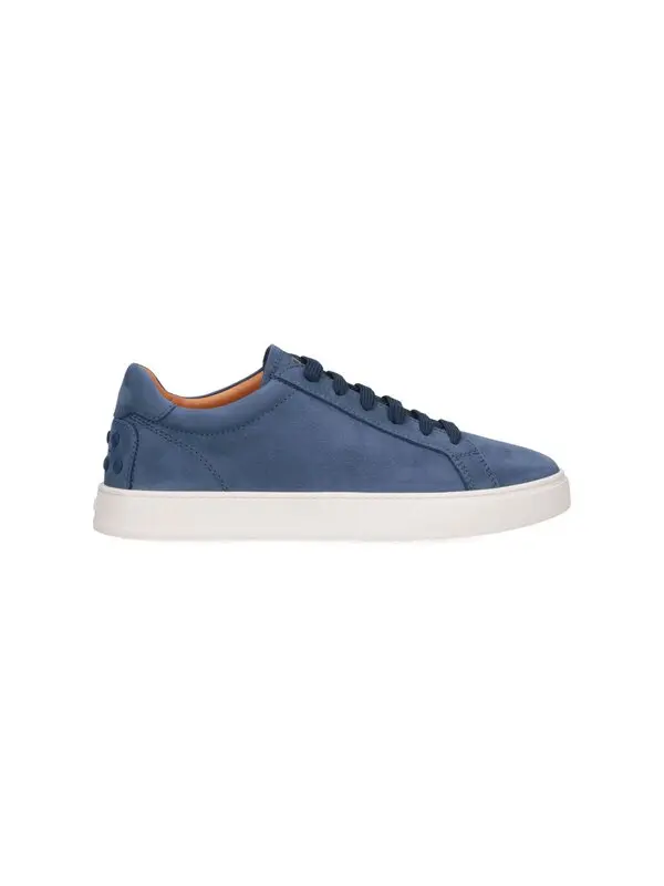 TOD'S Calf Nubuck Sneakers - Blue