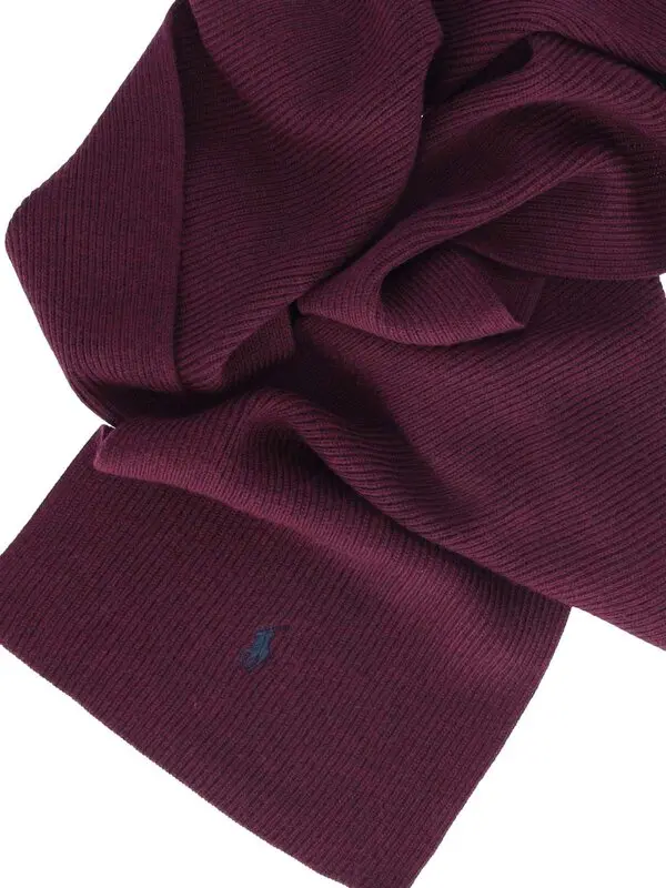 Destin Wool Scarf - Red