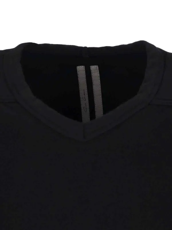 Rick Owens Thermal" V-neck Long Sleeve T-shirt