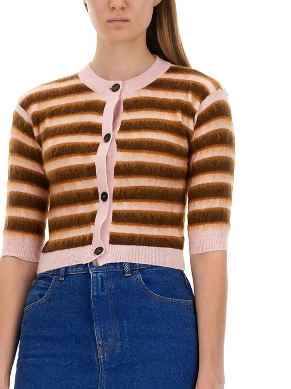 Marni Striped Cardigan - Multicolour