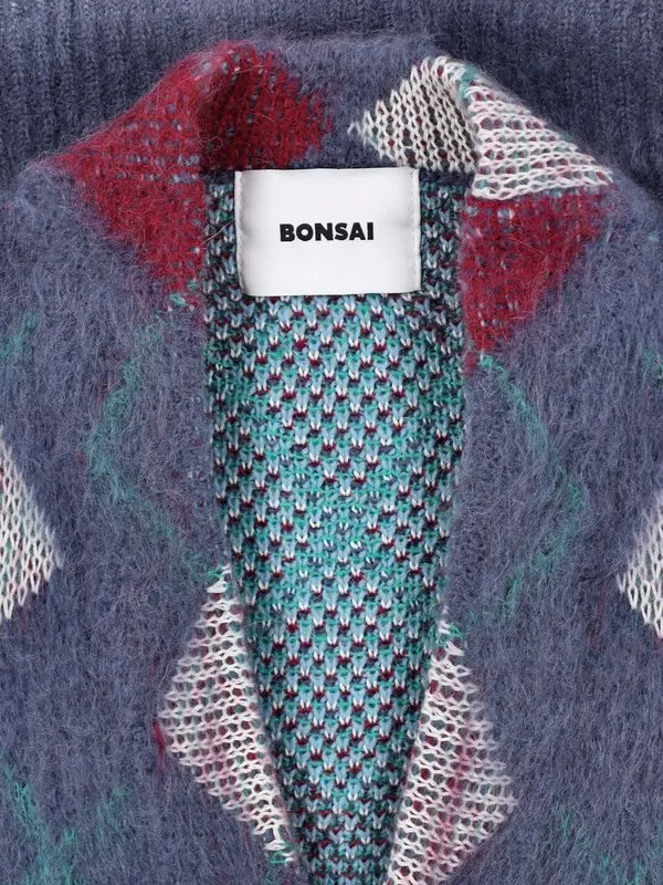 BONSAI Diamond Cardigan - Multi