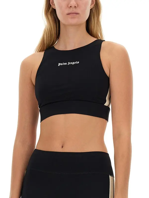 Palm Angels Logo Top - Black
