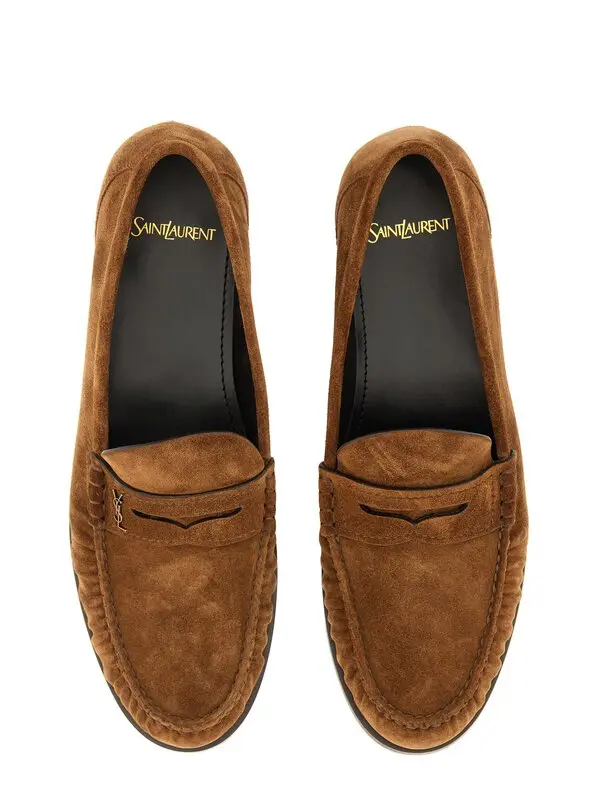 Saint Laurent Suede Moccasin