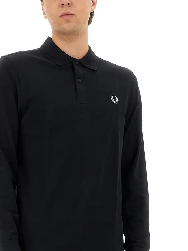 Fred Perry Cotton Polo - Blue