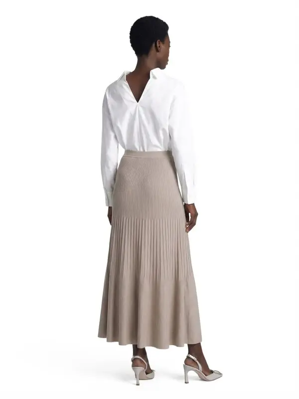Giorgio Armani Pleated Maxi Skirt