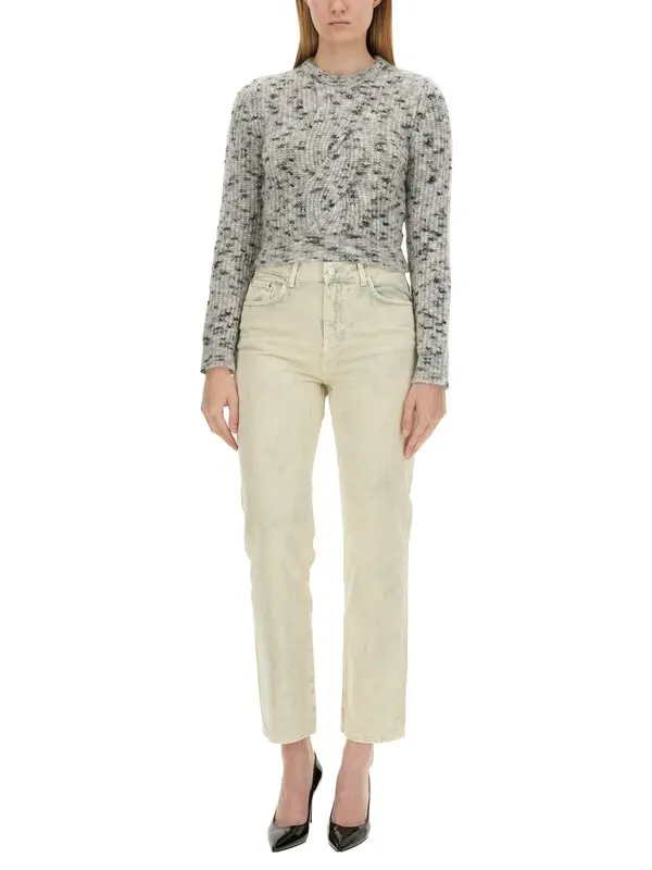 Moschino Cropped Knit Top