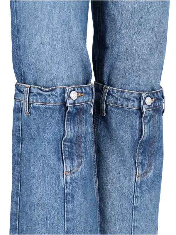 Coperni Open Knees Bootcut Jeans