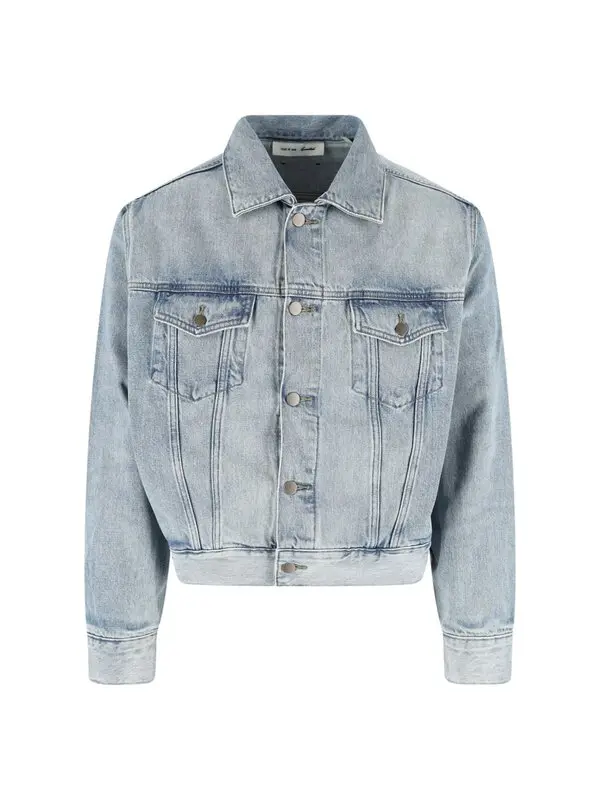 Sacai Amiri Cotton Denim Jacket - Blue