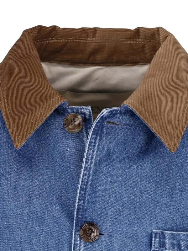 Amiri Cotton Denim Jacket - Light Blue
