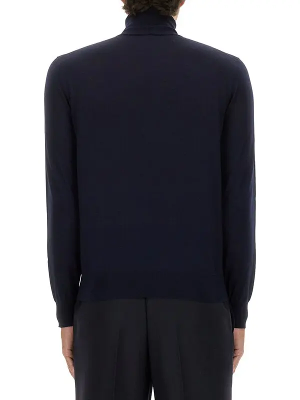 Saint Laurent Turtleneck Pullover - Blue