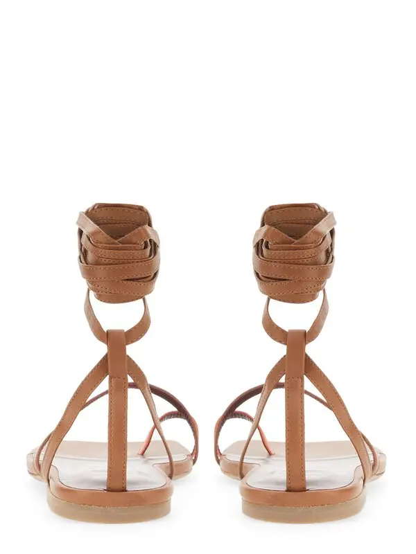 Staud Nicola Gladiator Sandals - Buff