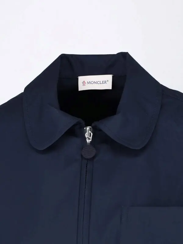Moncler Virgin Wool Shirt Jacket - Blue