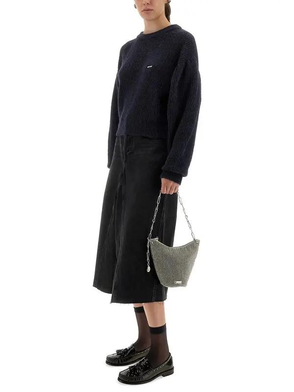 ROTATE BY BIRGER CHRISTENSEN Wool Puff Sweater - Blue