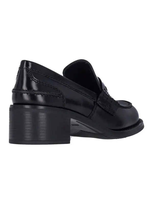 Miu Miu Penny Loafers - Black