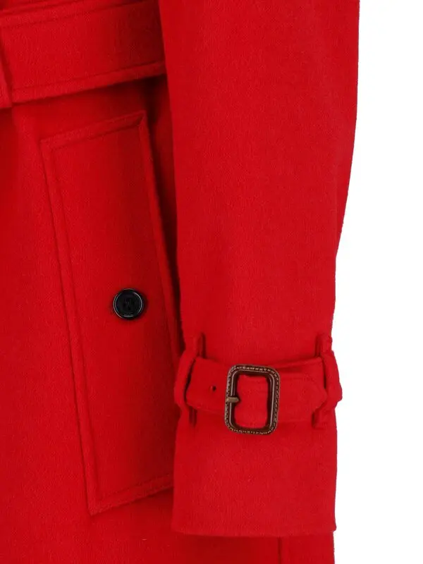 Burberry Castleford Trench - Red
