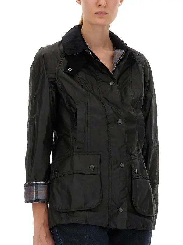 Barbour Waxed Jacket Beandell - Black