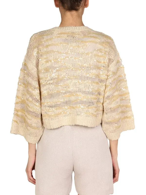 Brunello Cucinelli Perforated Mesh Top