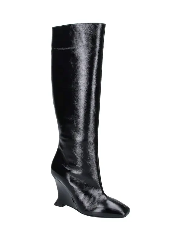 Balmain Leather Boots - Black