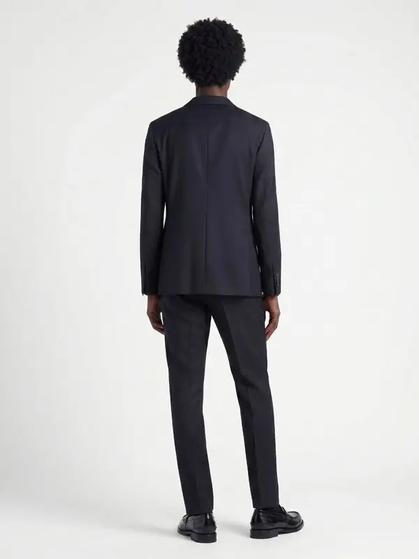 Caruso Single-breasted Suit - Black