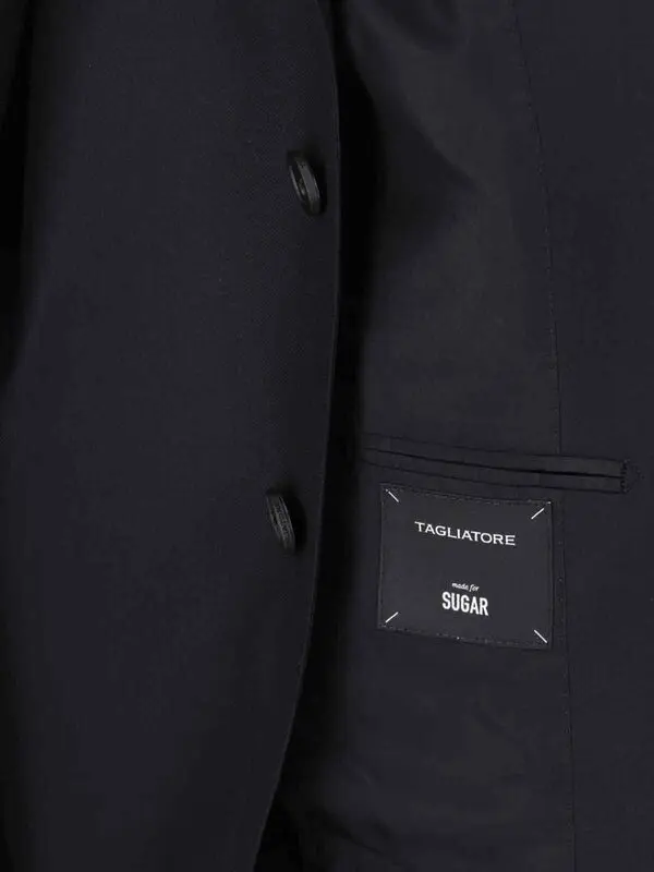 Caruso Single-breasted Suit - Black