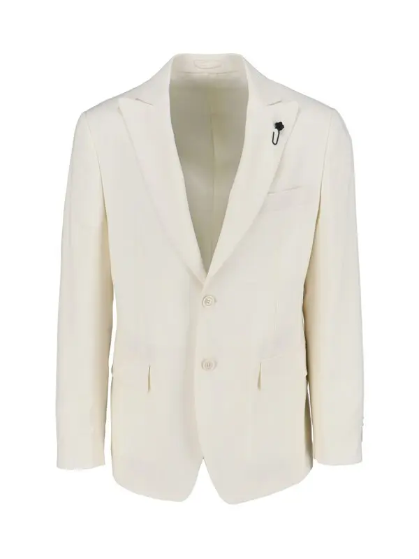 LARDINI Single-breasted Suit - White