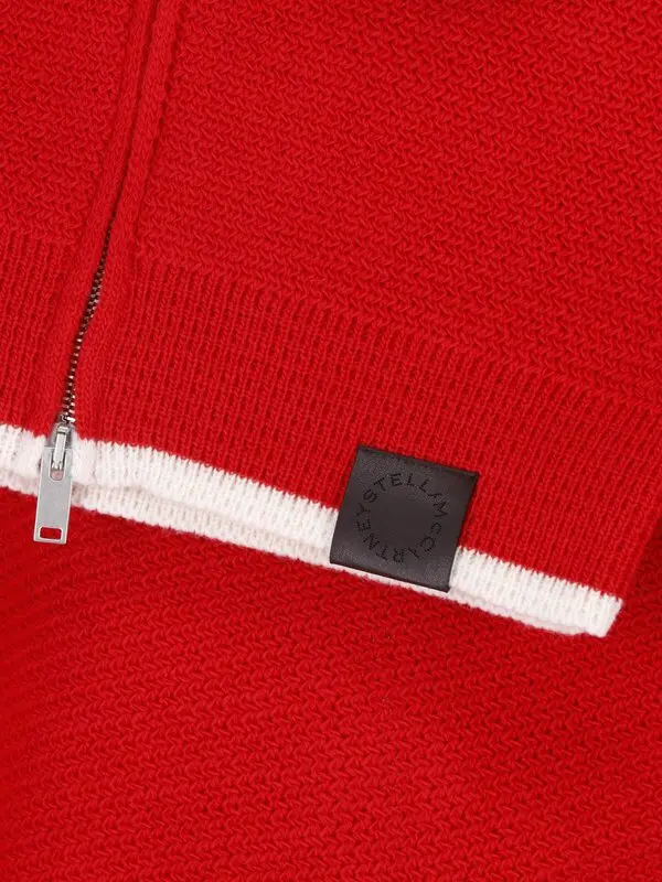 Stone Island Virgin Wool Sweater - Red