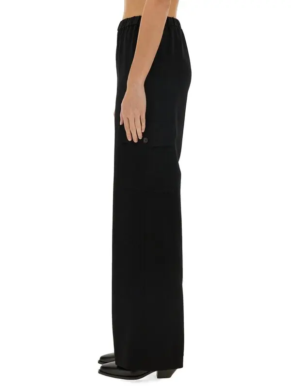 Aspesi Wide Leg Trousers With Pockets